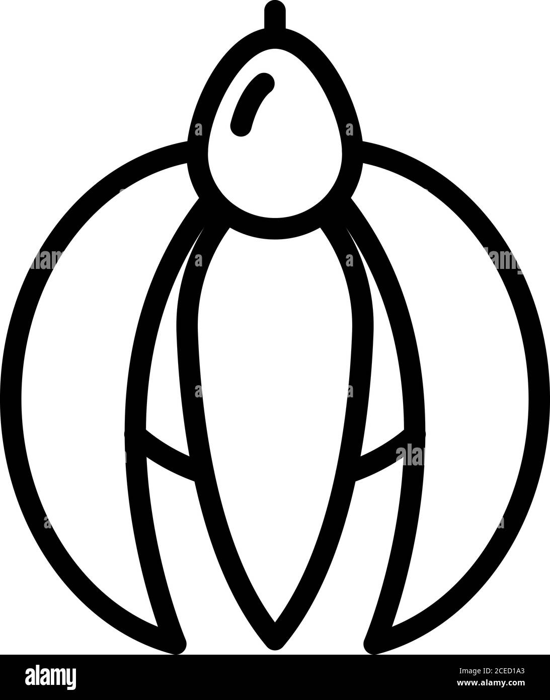 Botanical flower essential oils icon, outline style Stock Vector Image ...