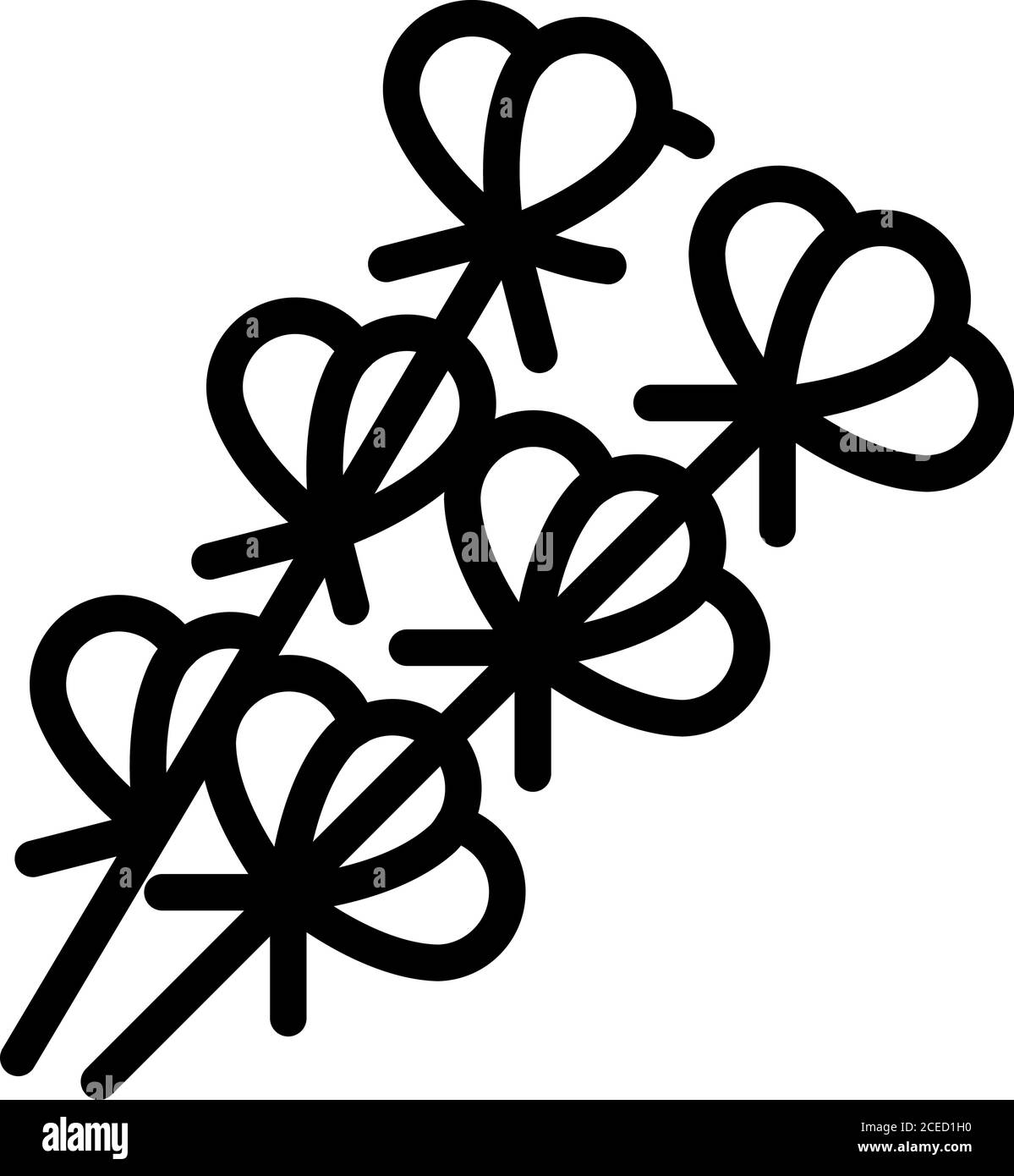 Rose aromatic flower line Stock Vector Images - Alamy