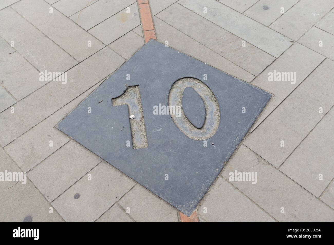 Old tiled signs hi-res stock photography and images - Alamy