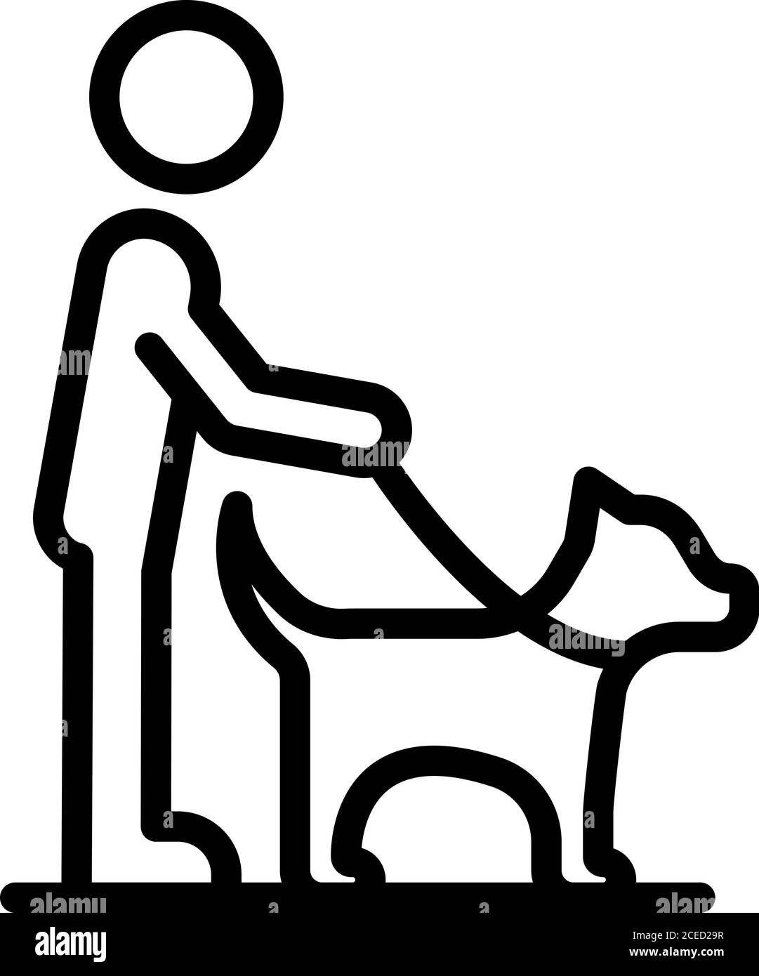 Blind Man Dog High Resolution Stock Photography and Images - Alamy