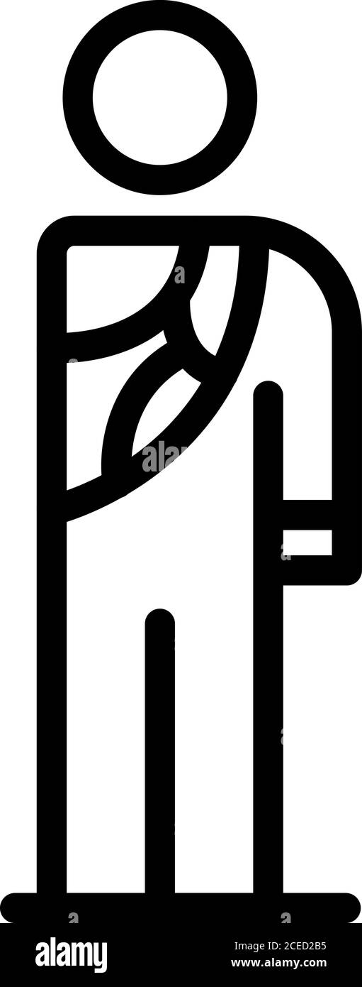 Hand gypsum bandage icon Stock Vector Images - Alamy