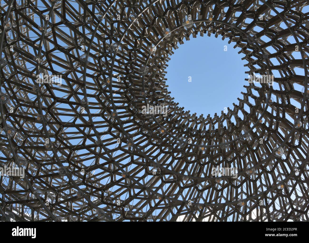 bee hive steel structure at kew gardens Stock Photo - Alamy