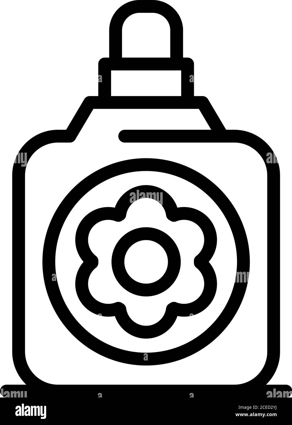 Rose aromatic flower line Stock Vector Images - Alamy