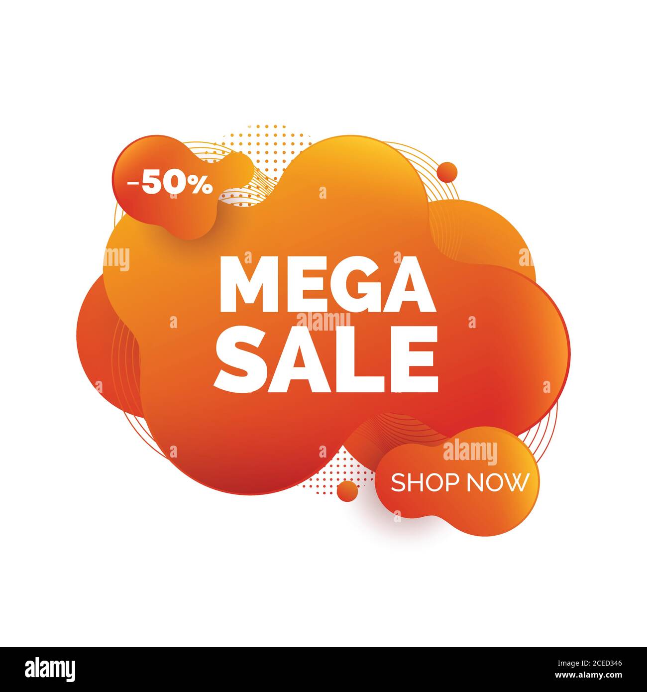 Modern abstract Background Mega Sale banner for Graphic Design - Banner ...