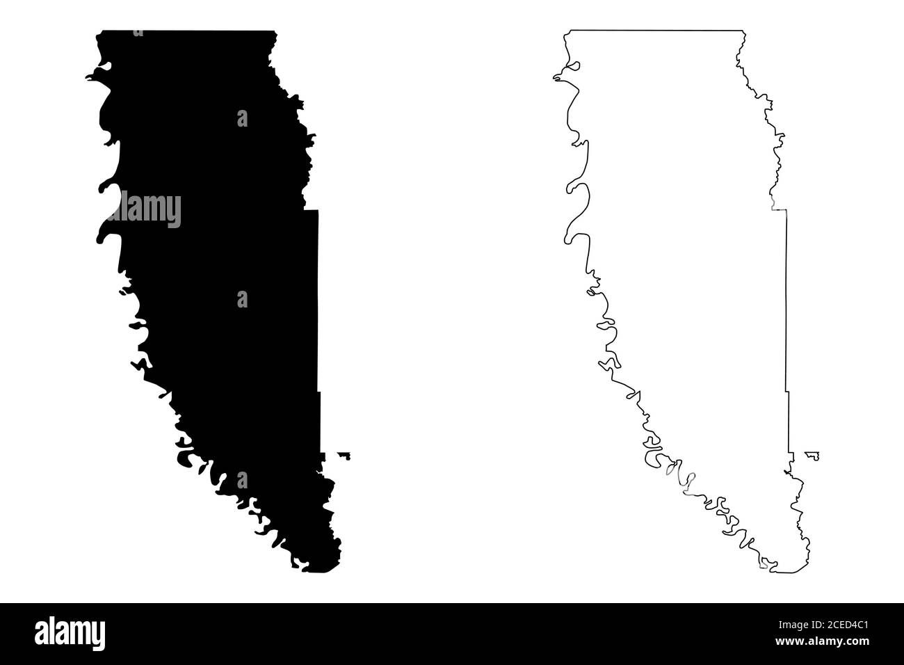 Benton louisiana map hi-res stock photography and images - Alamy