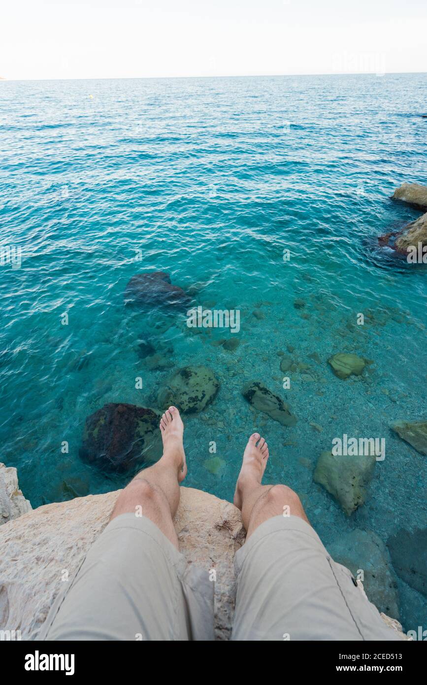 Man sitting from above hi-res stock photography and images - Alamy