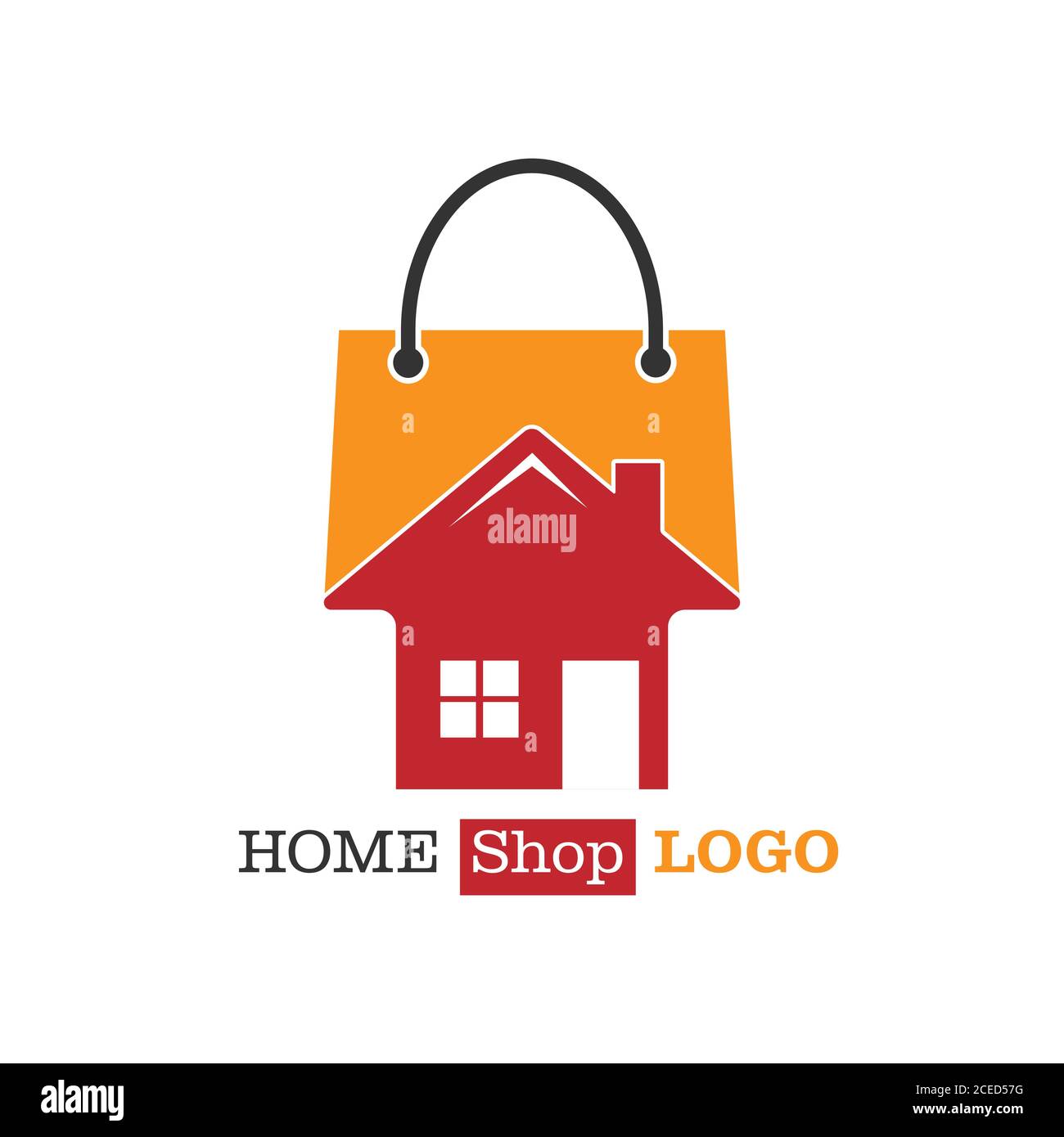 Home shop logo. Vector illustration for a logo, brand, sticker, or logo ...