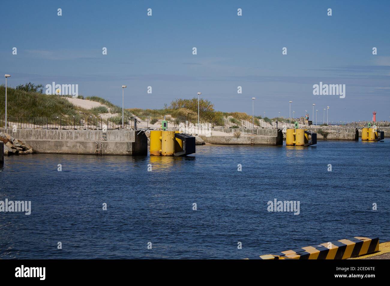 Large yellow boat docked hi-res stock photography and images - Alamy