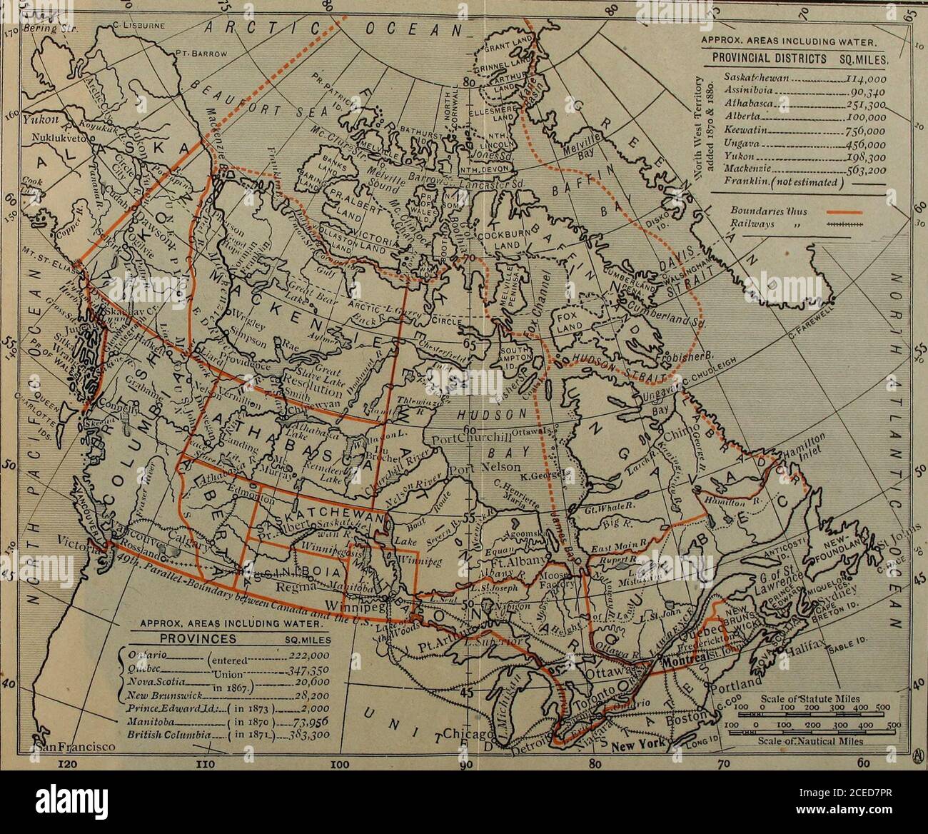 North america 1763 map hi-res stock photography and images - Alamy