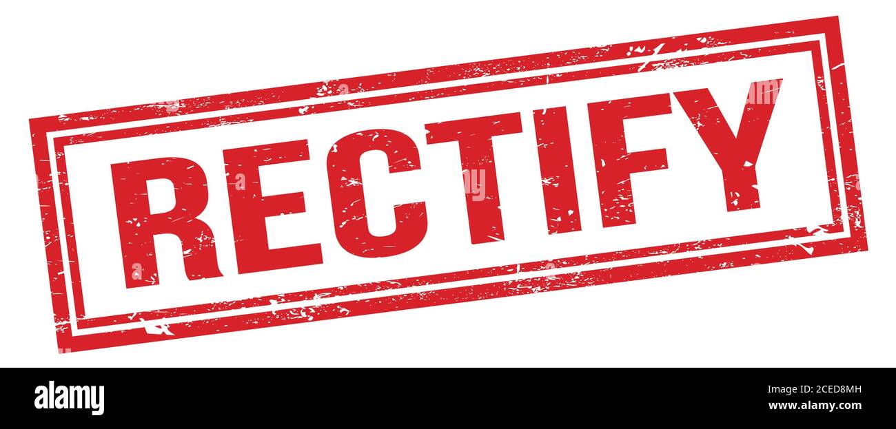 Rectify word hi-res stock photography and images - Alamy