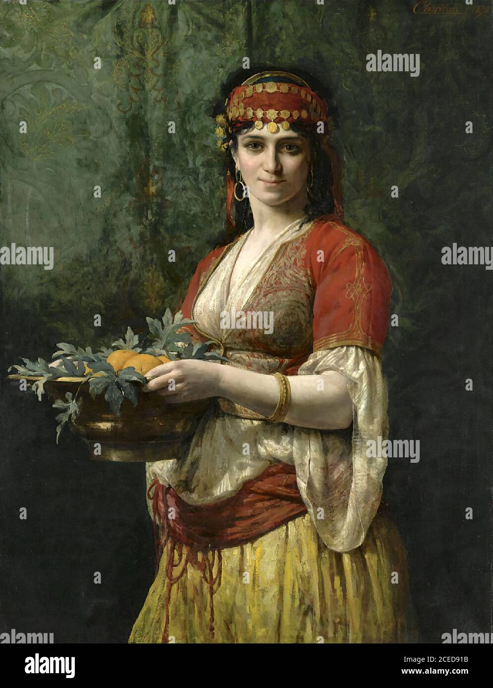 Chartran Théobald - Odalisque - French School - 19th Century Stock ...
