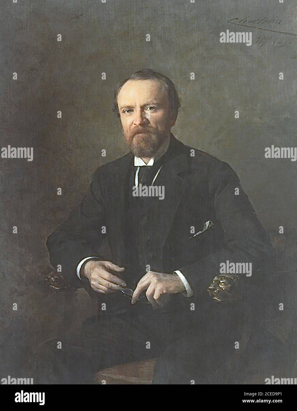 Chartran Théobald - Portrait of Henry Phipps - French School - 19th ...