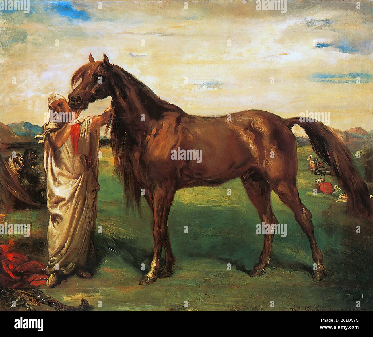 Chasseriau Theodore - Hadji Arab Stalion from Constantine Provence ...