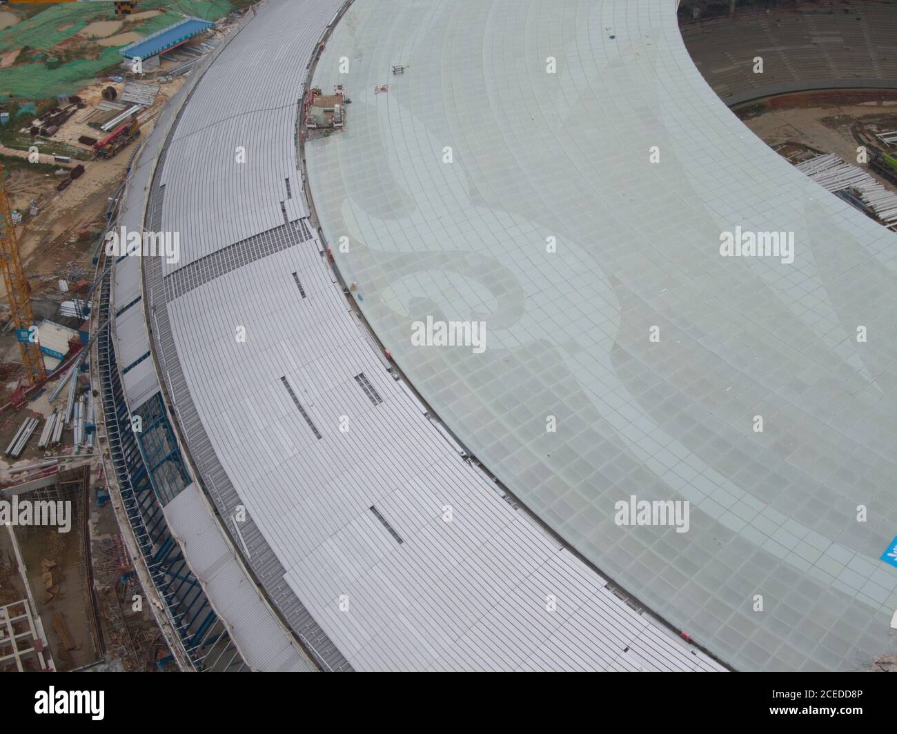An aerial view of the 40,000-capacity stadium, which will be the main ...