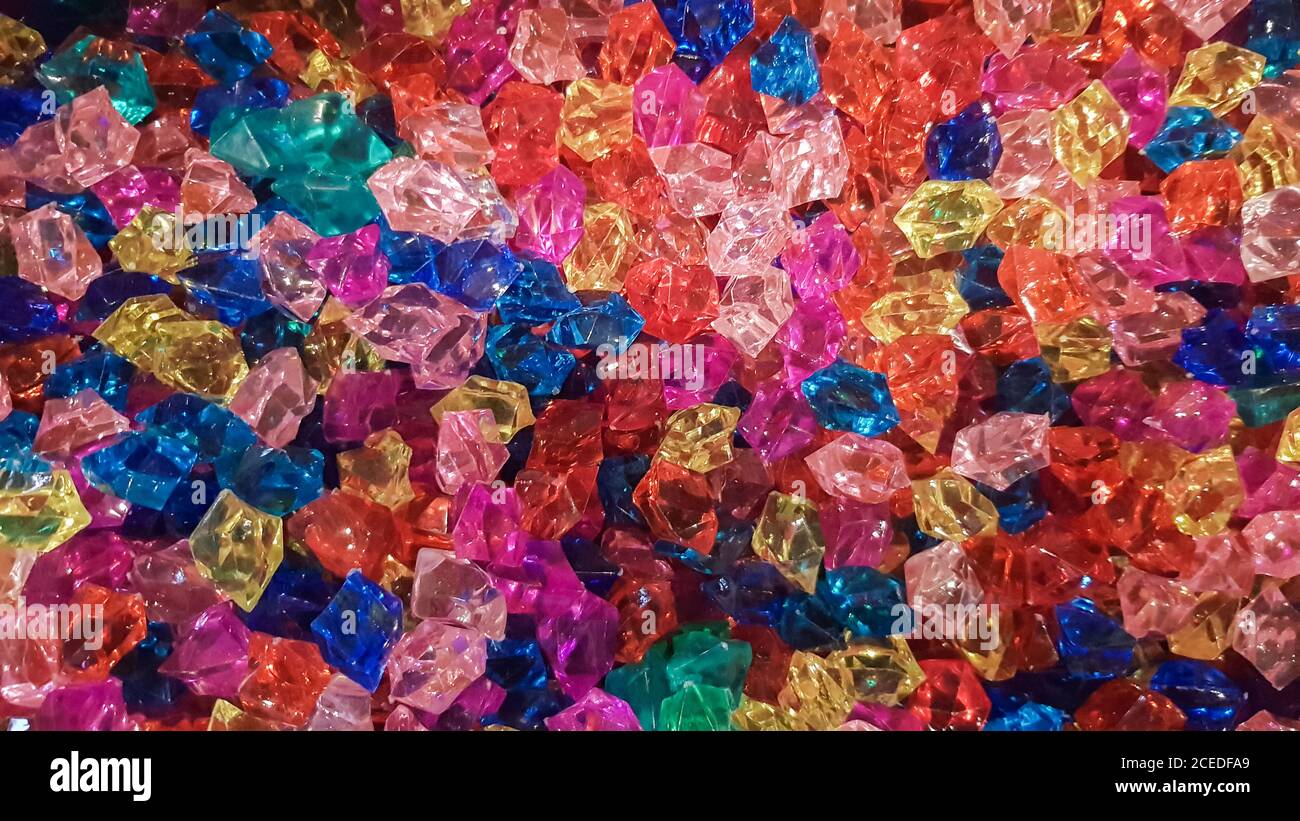 Background. Background from multi-colored stones. A large pile of multi ...