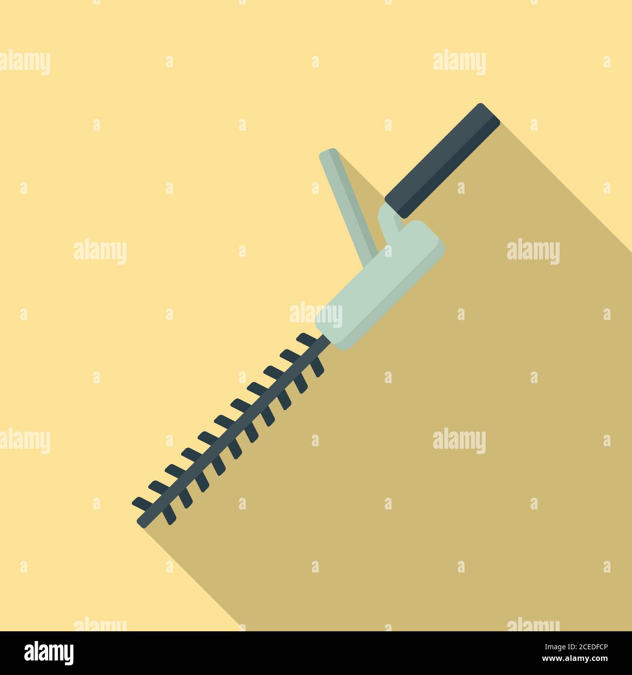 Brush cutter icon. Flat illustration of brush cutter vector icon for ...