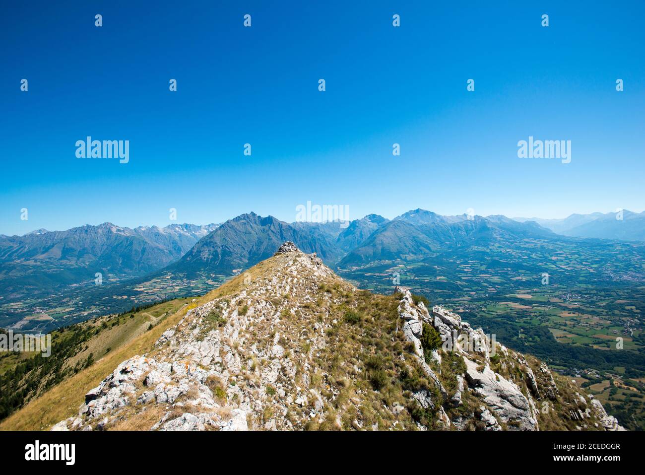 Landscape scenic view in the French Alps Stock Photo - Alamy