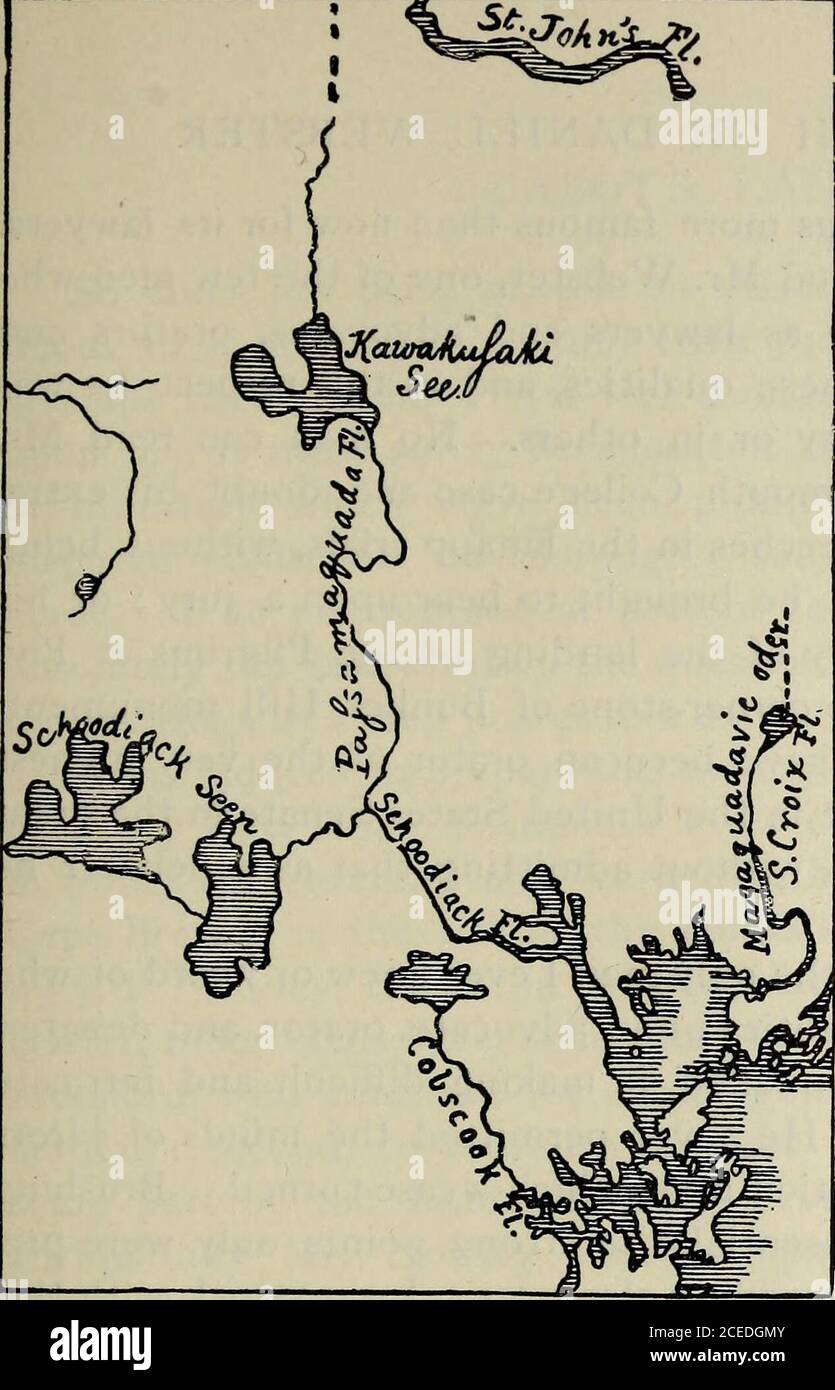 St croix river map hi-res stock photography and images - Alamy