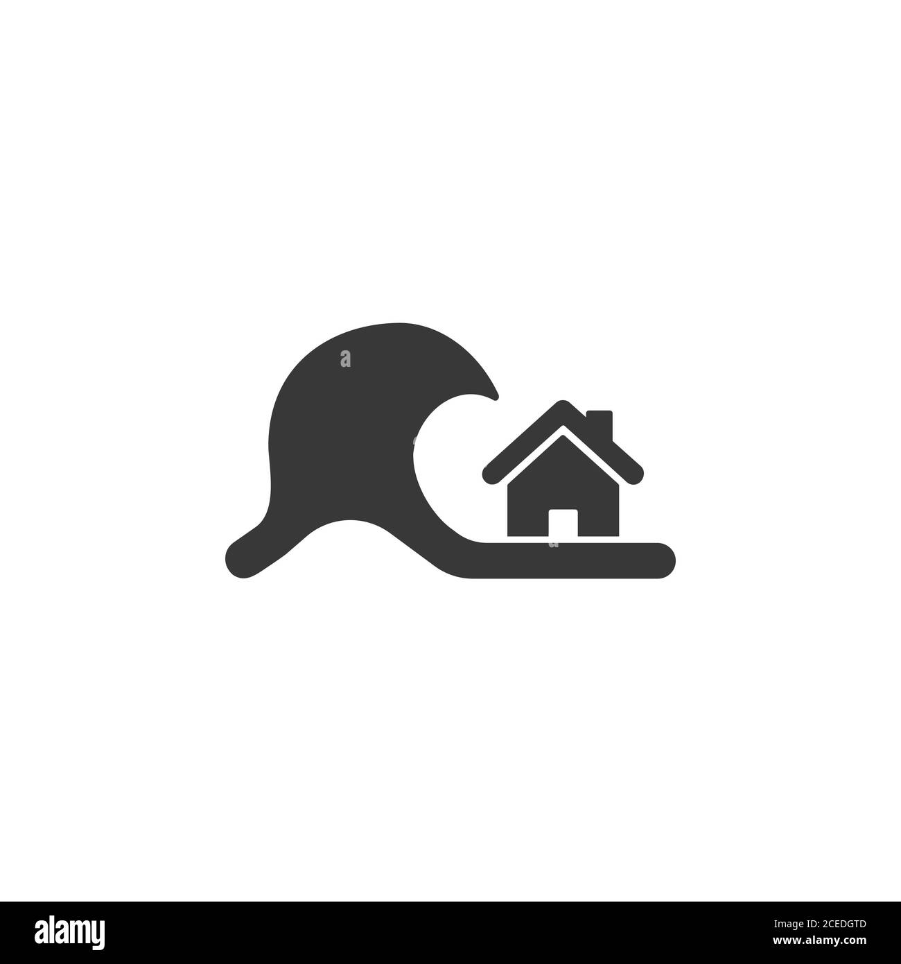 Wave tsunami Black and White Stock Photos & Images - Alamy