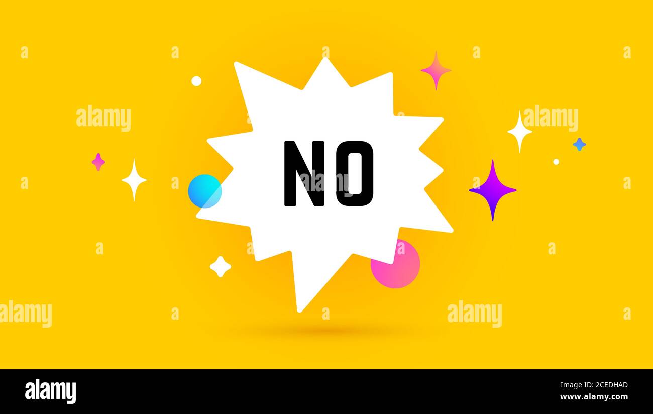 No. Speech bubble. Chat message Stock Vector Image & Art - Alamy No. Speech bubble. Chat message Stock Vector Image & Art - Alamy