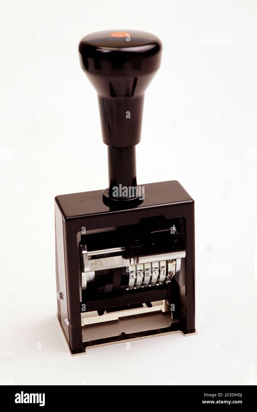 Automatic numbering tool Stock Photo - Alamy
