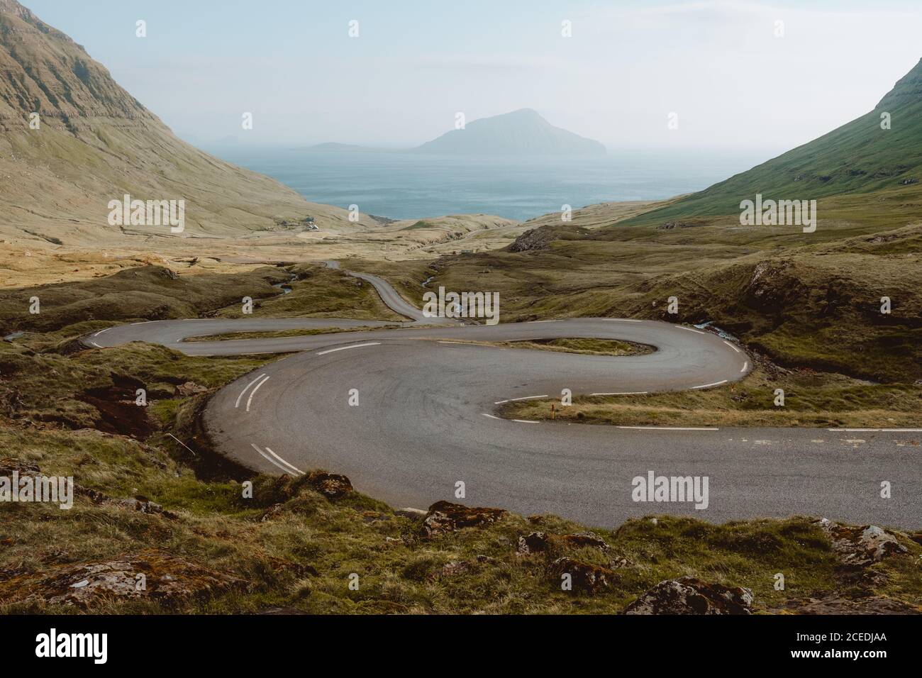 driving on serpentine Stock Photo - Alamy
