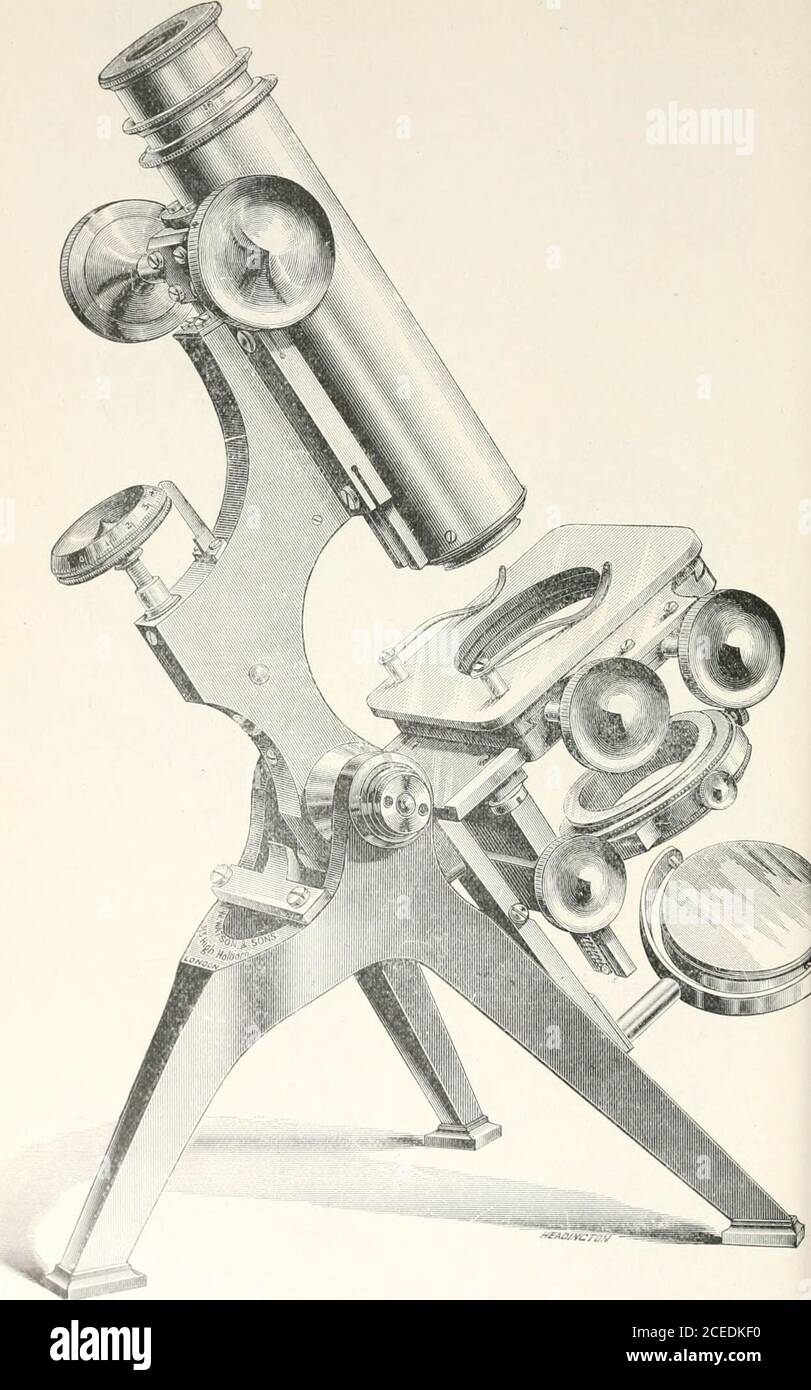 . The microscope and its revelations. lurgli Students; stand ; H (with ...