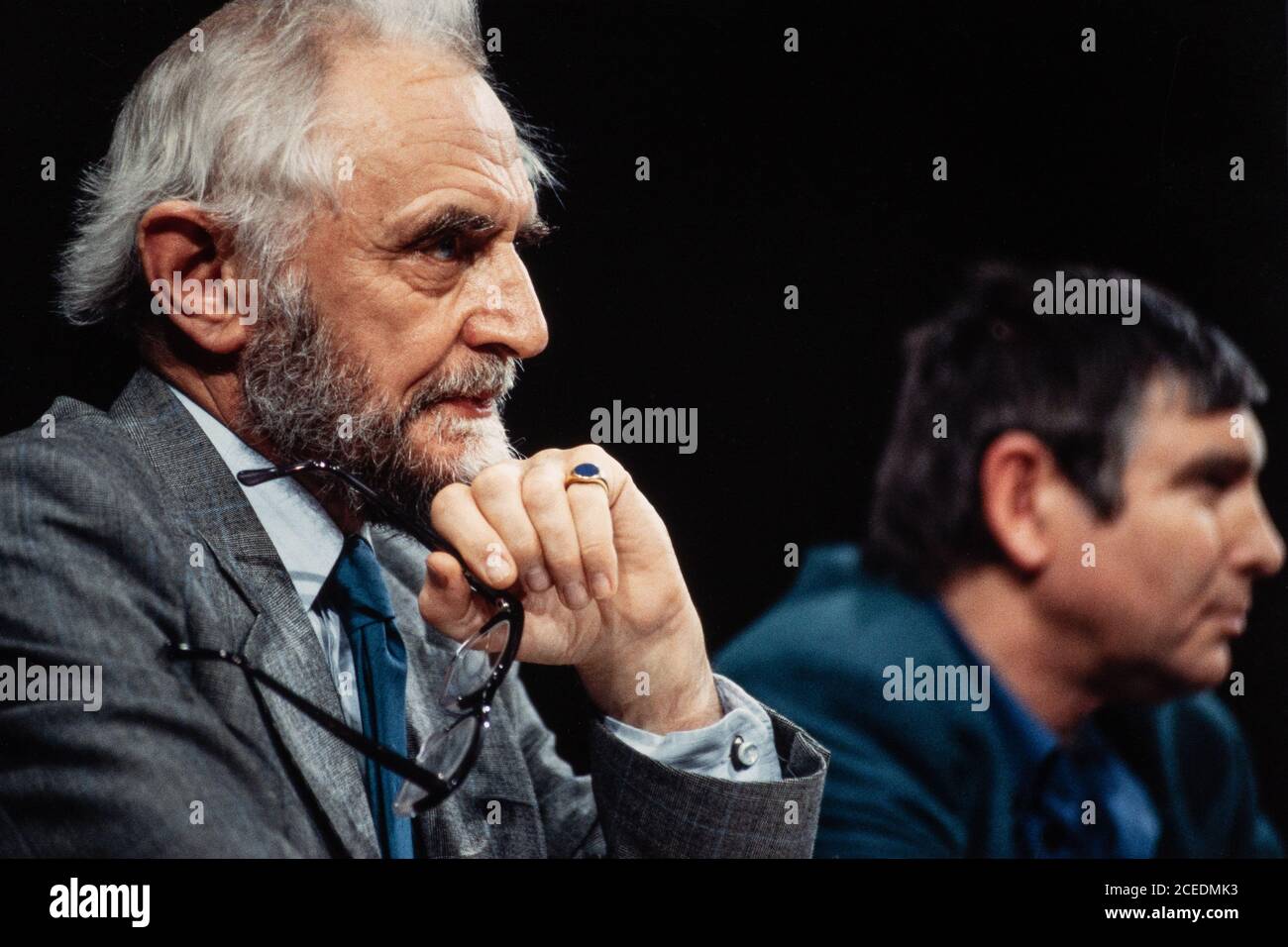 Professor Stanley Wells, Director of the Shakespeare Institute taking ...