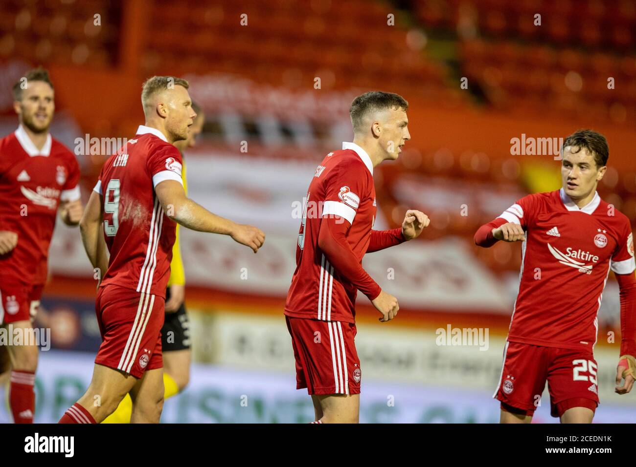 Aberdeen’s Curtis Main celebrates during the UEFA Europa League ...