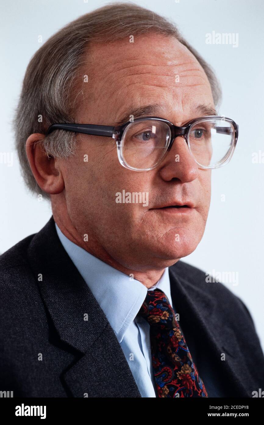 Gareth Williams QC, Chairman of the Bar Council 1992 photographed in ...