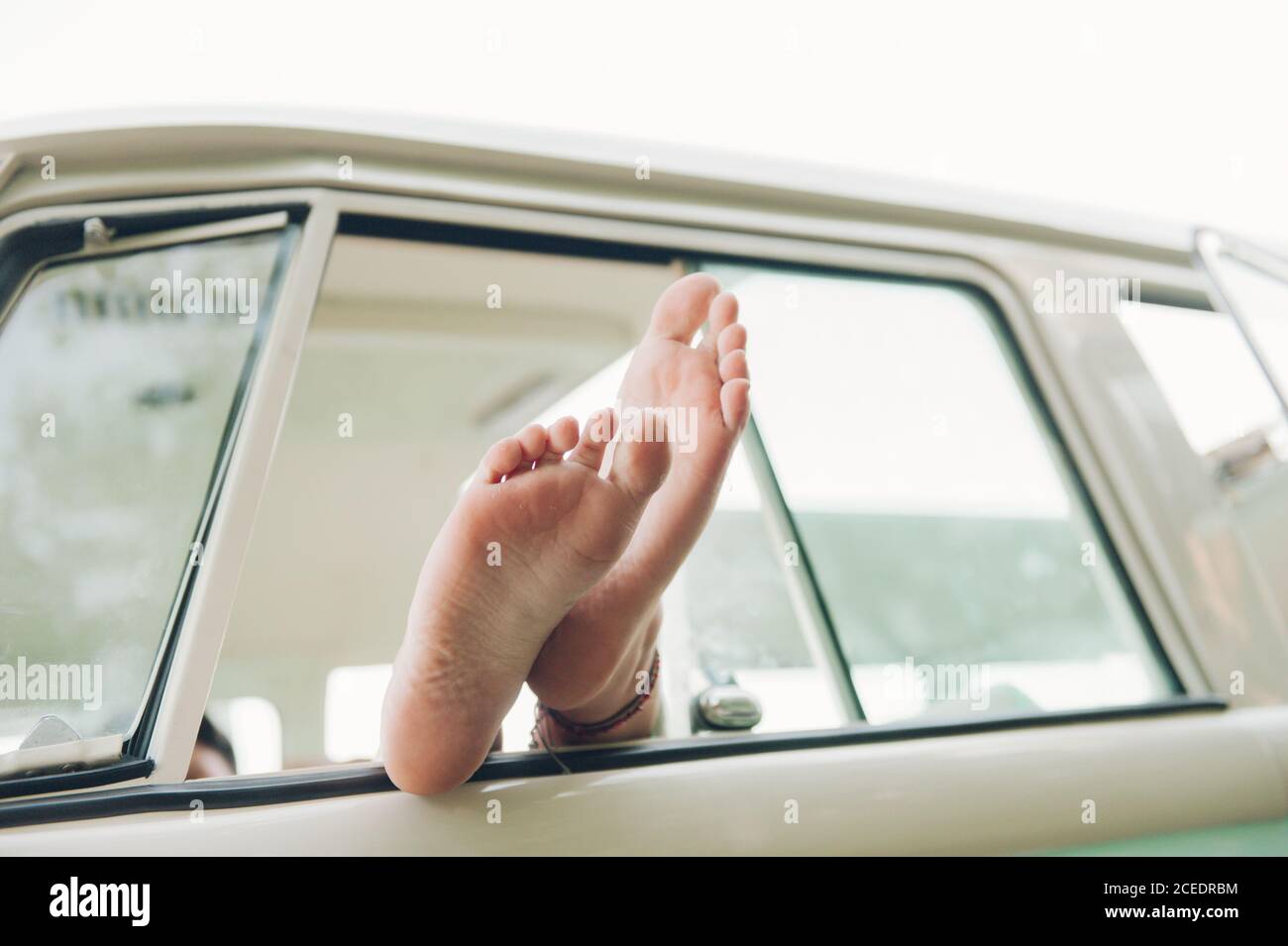 Legs in car hi-res stock photography and images - Alamy