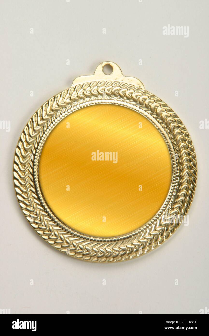 Metal and cordon medallions Stock Photo - Alamy