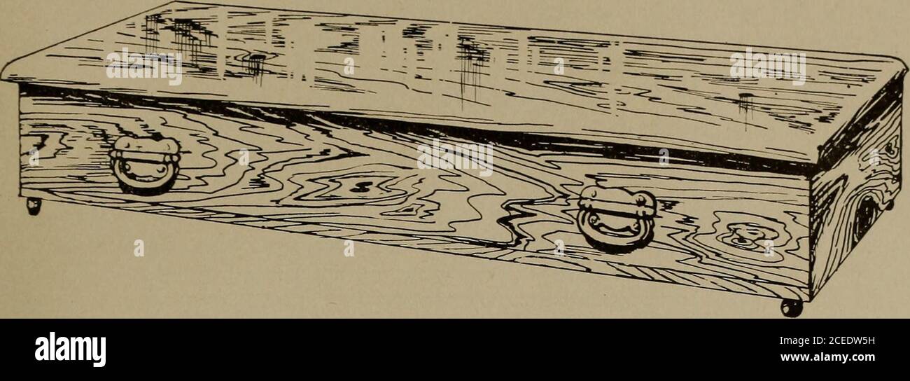 . Cedar chests, how to make them. CEDAR CHEST DESIGNS 73. Fig. 61 ...