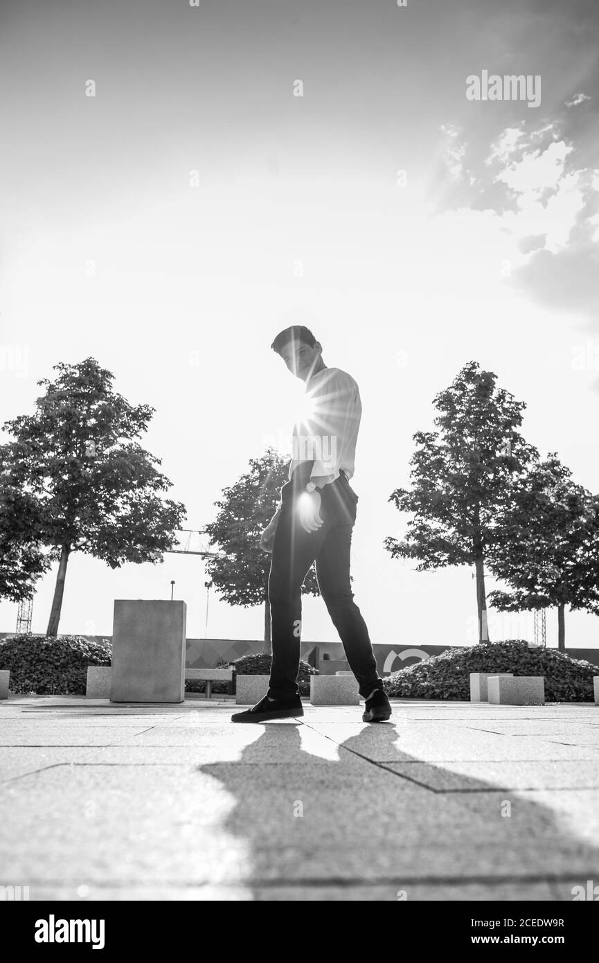 Modern carefree Black and White Stock Photos & Images - Alamy