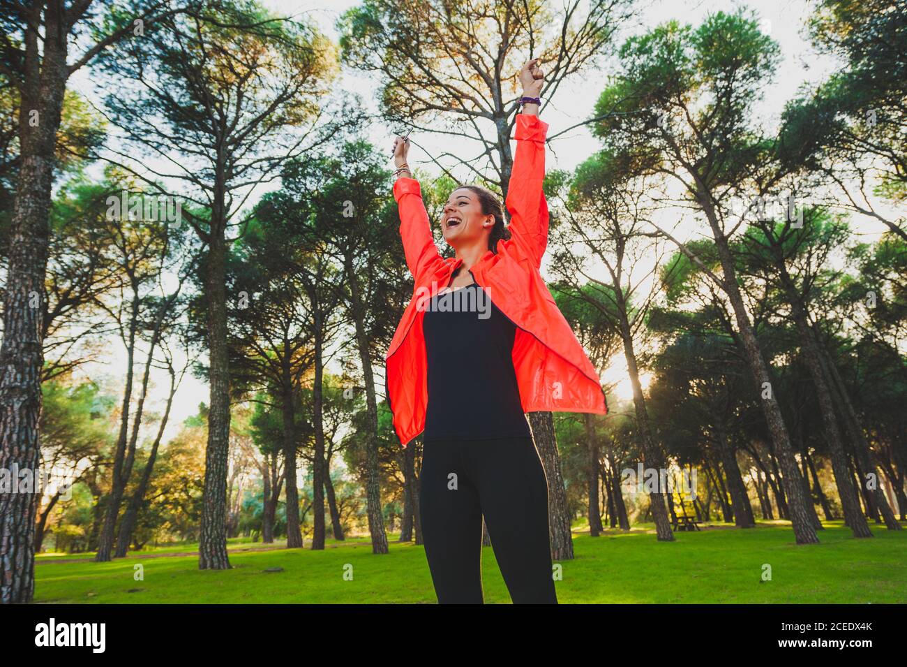 Woman shouting in nature hi-res stock photography and images - Alamy