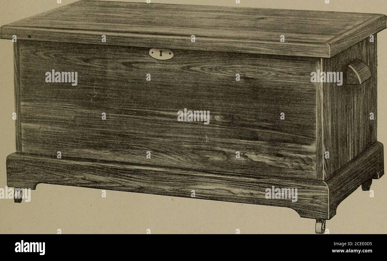 . Cedar chests, how to make them. CEDAB CHEST DESIGNS 49. Fig. 37 ...