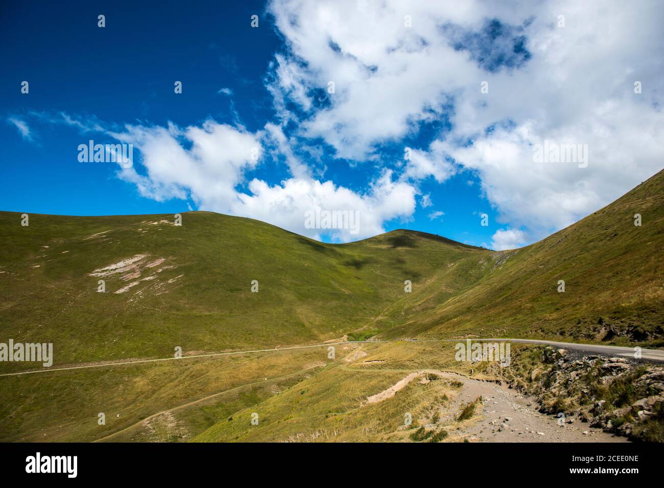 Landscape scenic view in the French Alps Stock Photo - Alamy