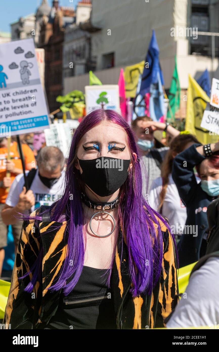 Pretty female xr protester hi-res stock photography and images - Alamy