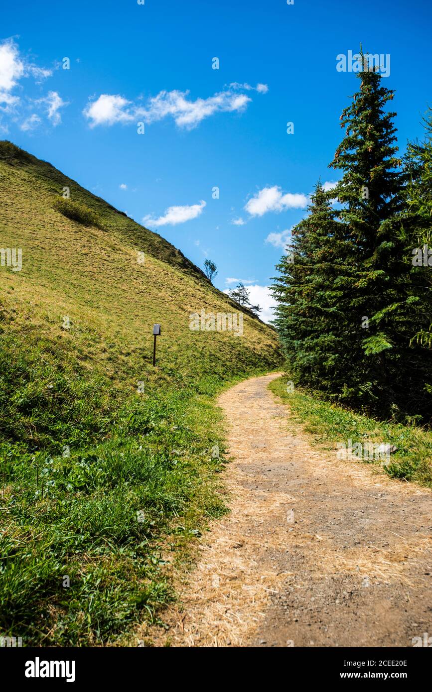 Landscape scenic view in the French Alps Stock Photo - Alamy