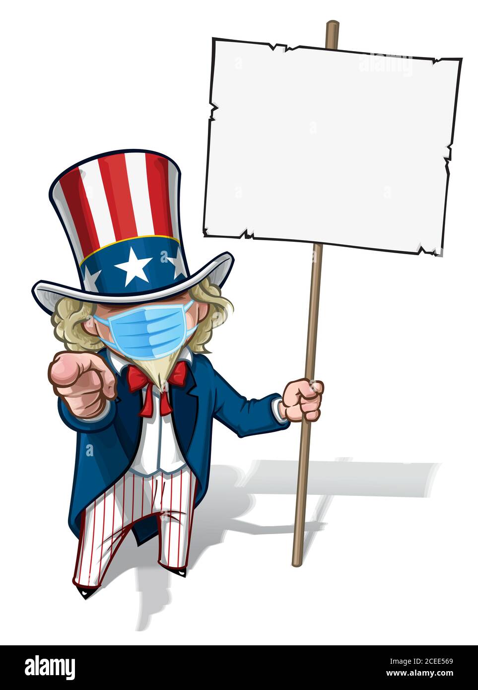 Uncle sam cartoon hi-res stock photography and images - Alamy