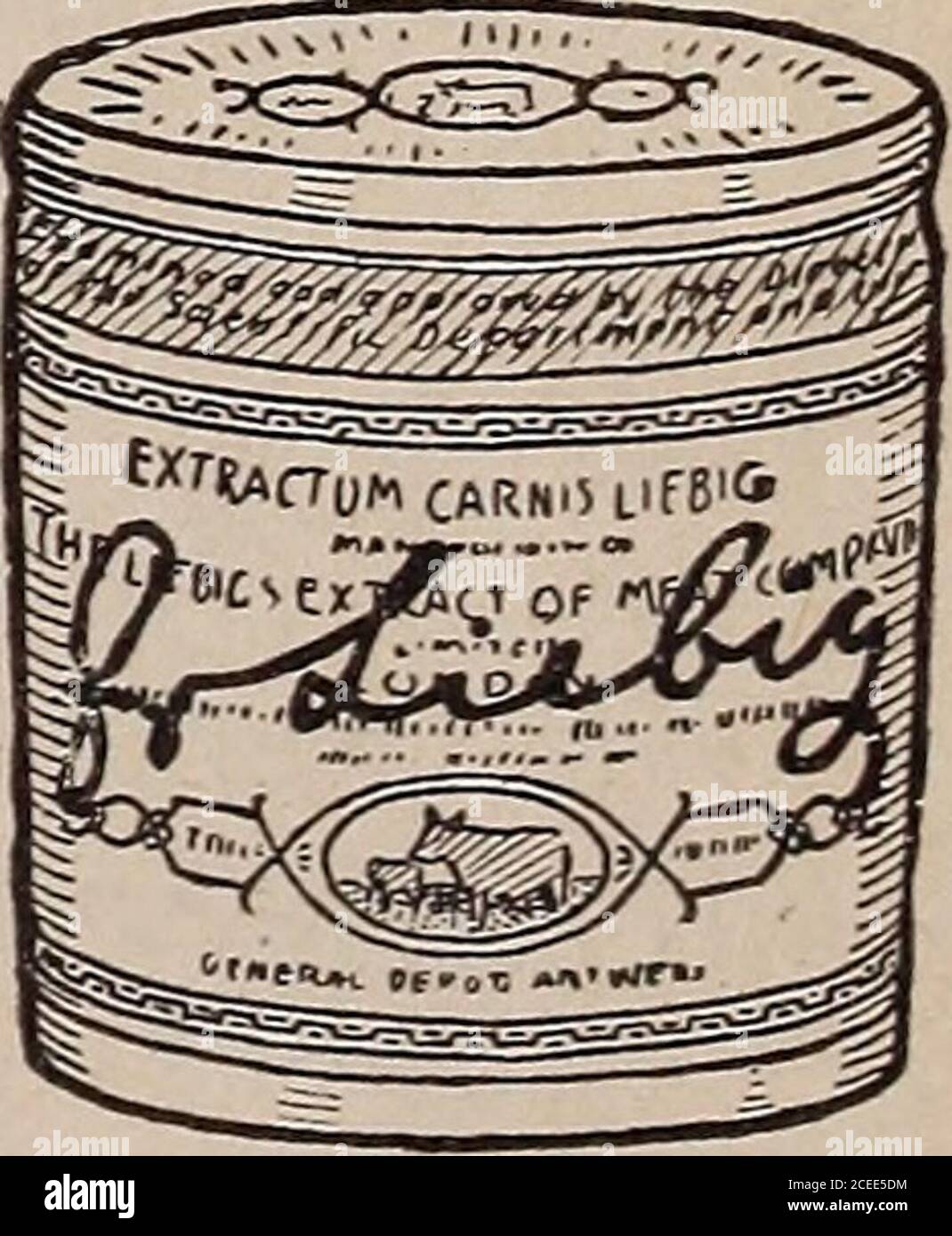 Liebig beef tea extract hi-res stock photography and images - Alamy