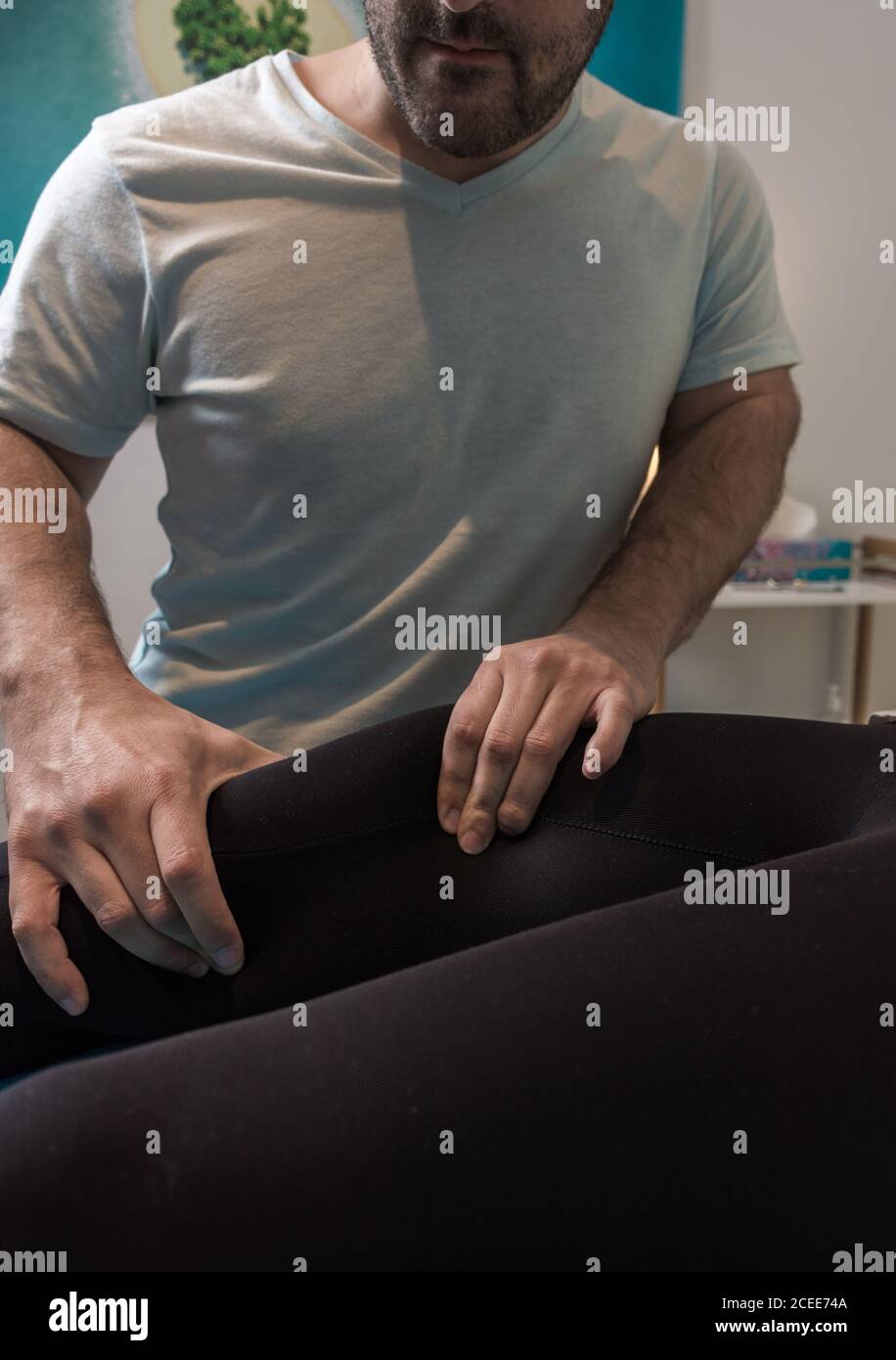 Alternative therapy body treatment, It is a body massage where you ...