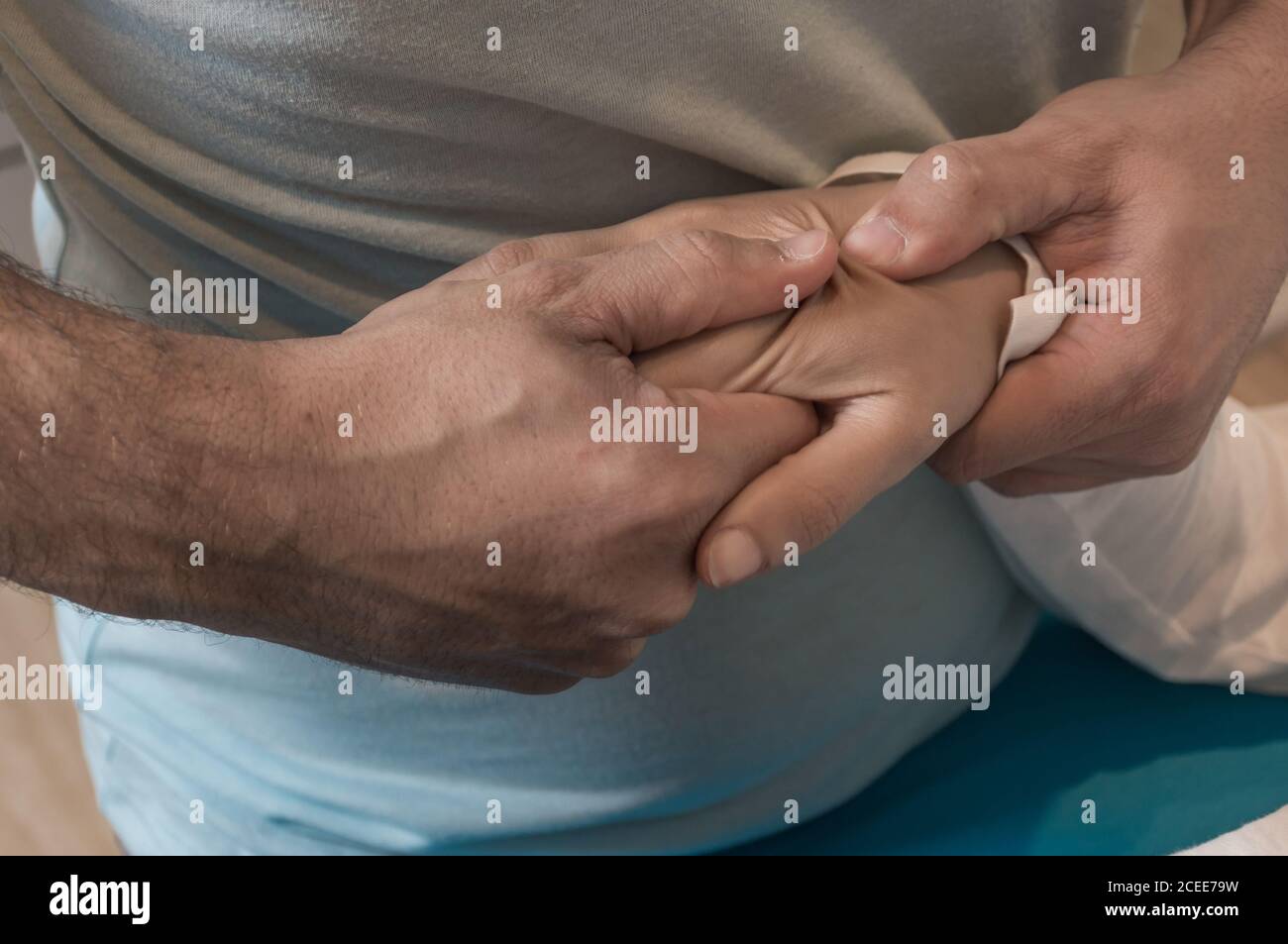 Alternative therapy body treatment, It is a body massage where you ...