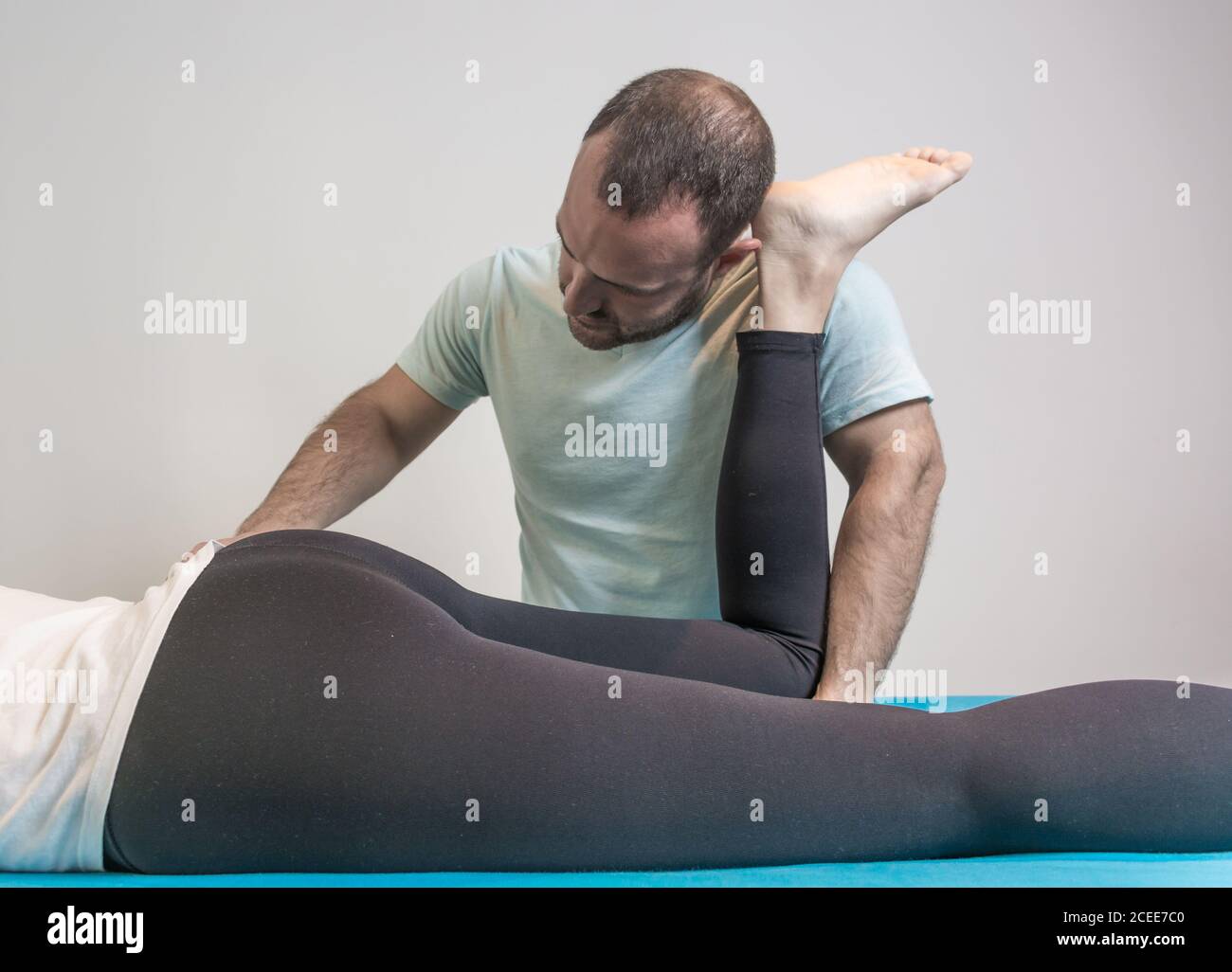 Alternative therapy body treatment, It is a body massage where you ...