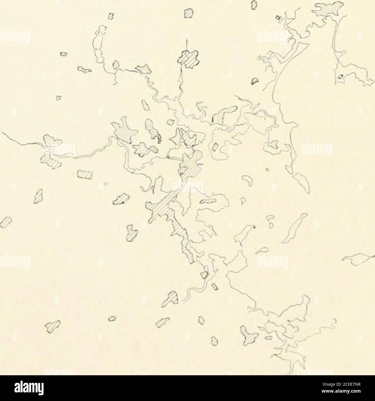 Map of boston 1850 hi-res stock photography and images - Alamy