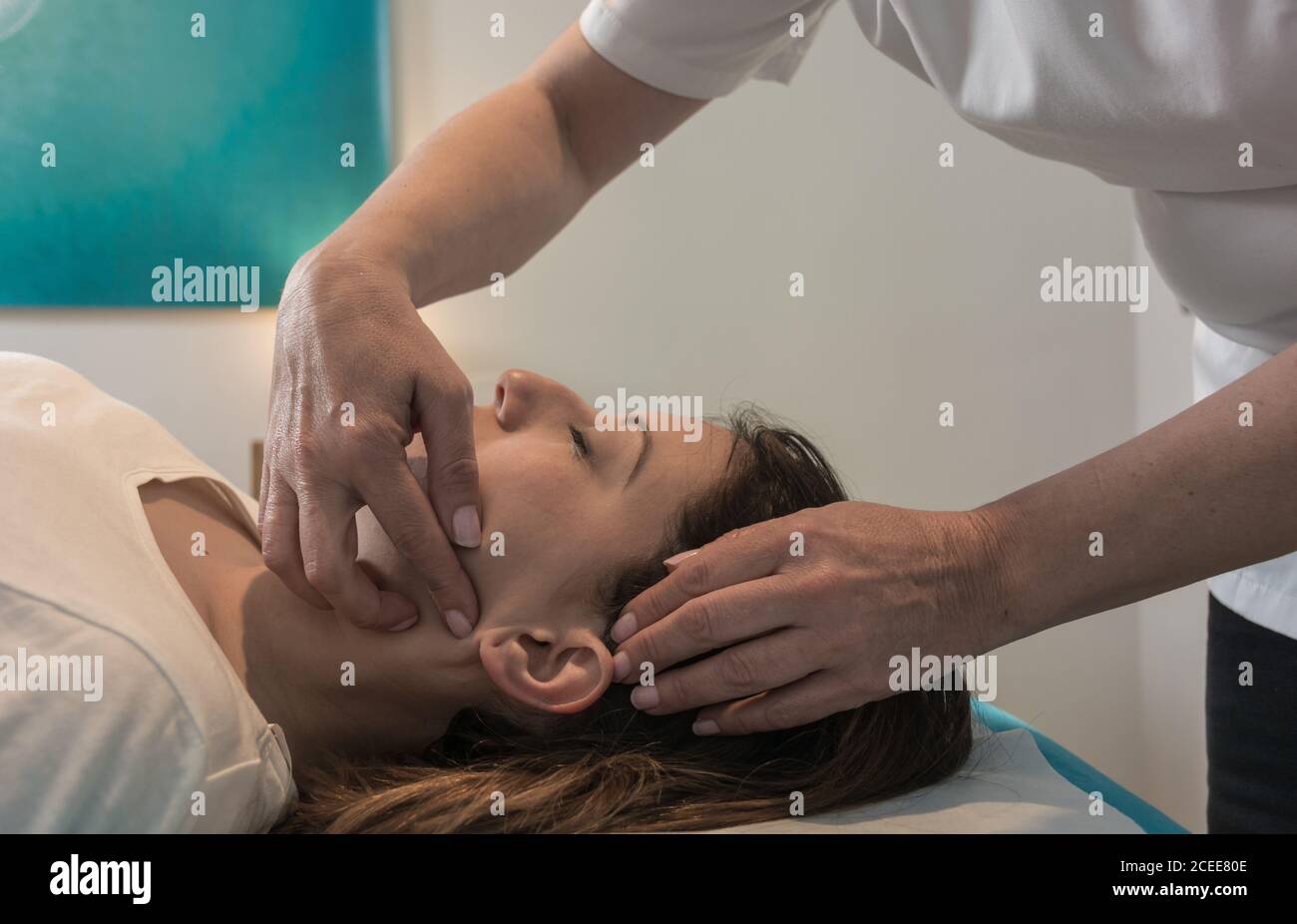 Alternative therapy body treatment, It is a body massage where you ...
