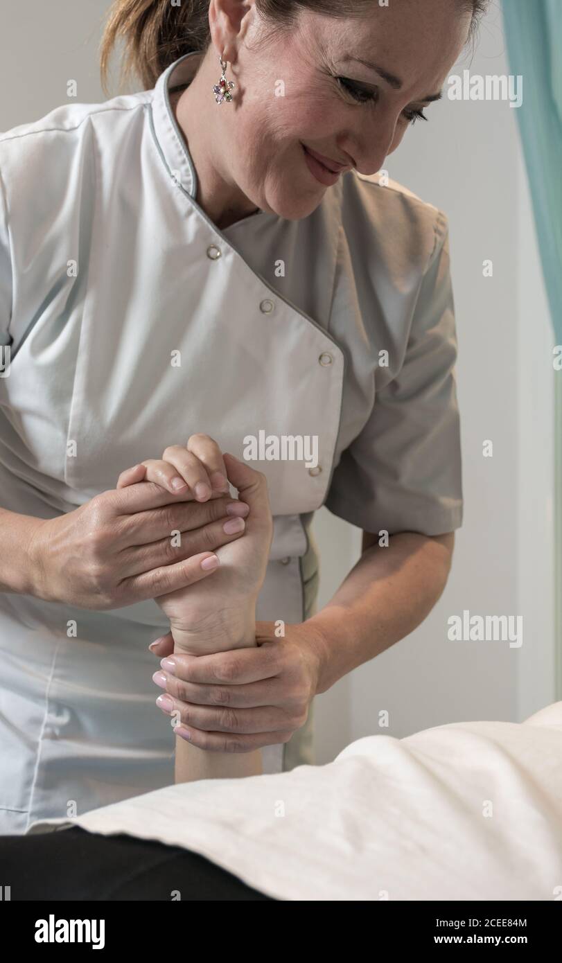 Alternative therapy body treatment, It is a body massage where you ...