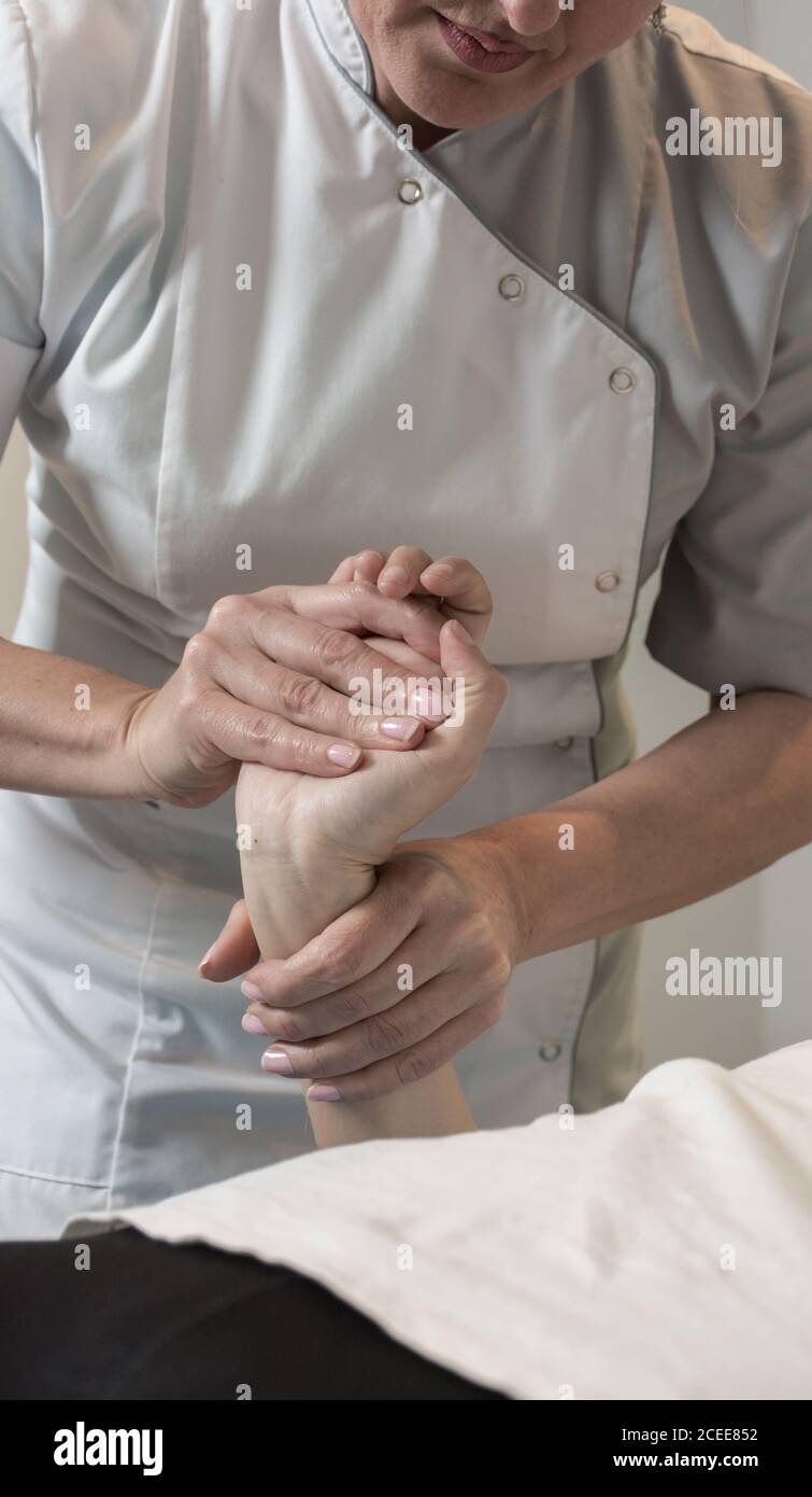 Alternative therapy body treatment, It is a body massage where you ...