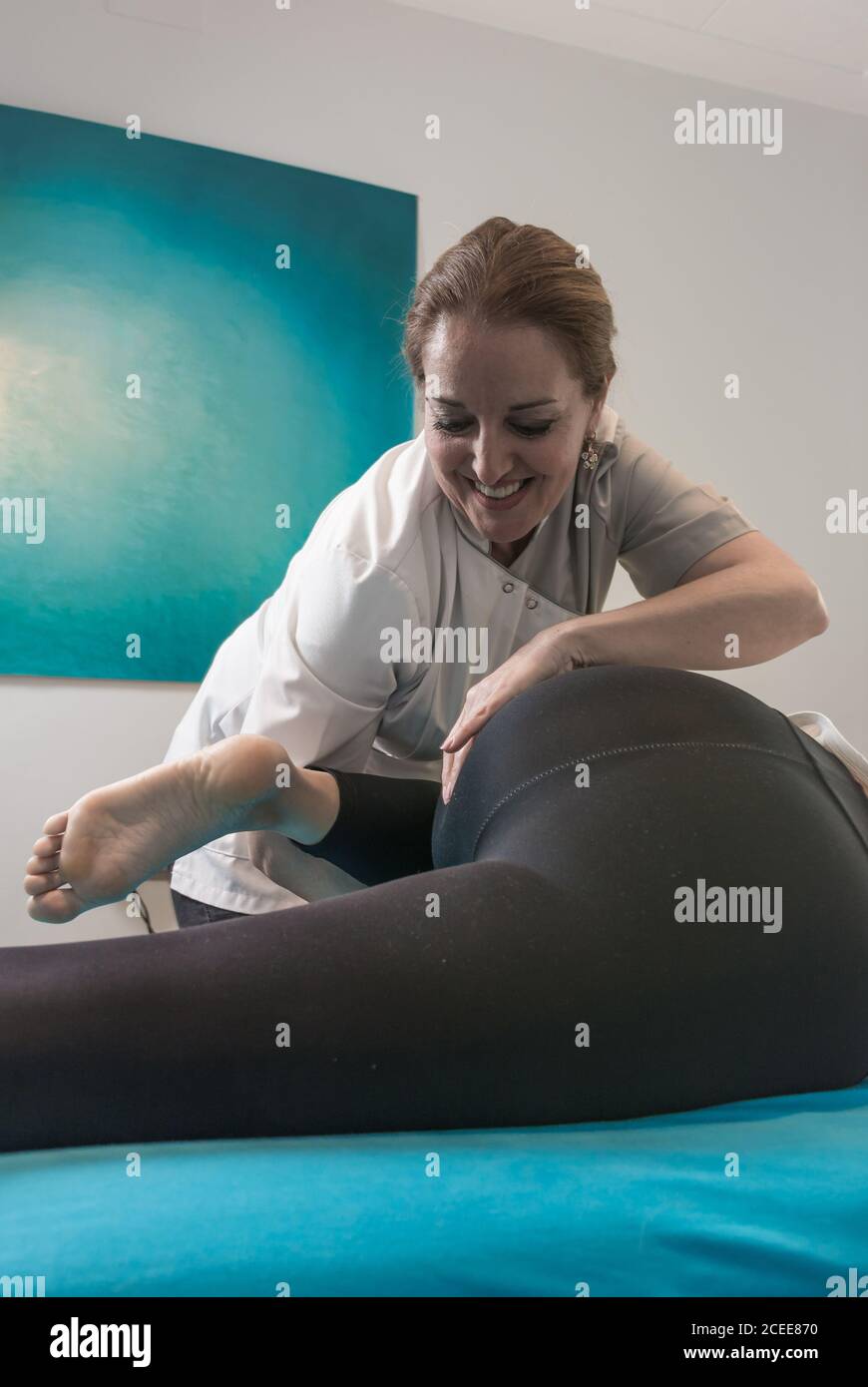 Alternative therapy body treatment, It is a body massage where you ...