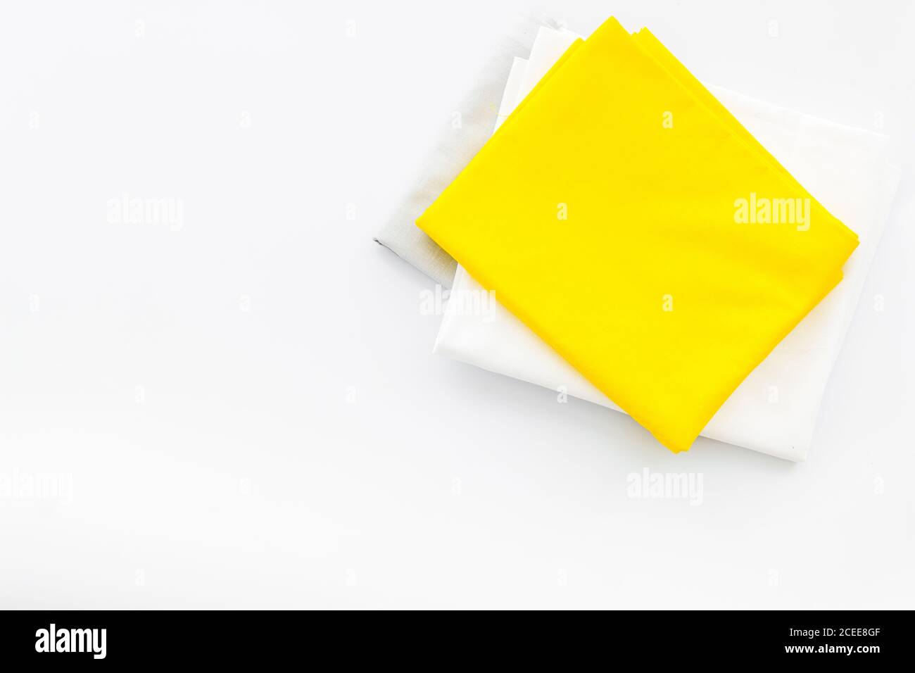 Cloth and fabric texture - textile top view Stock Photo - Alamy